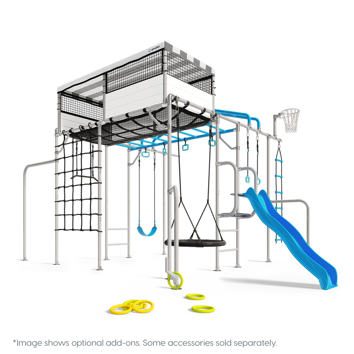 XL Frame – Kids Climbing Frame & Monkey Bars – Growplay Australia ...