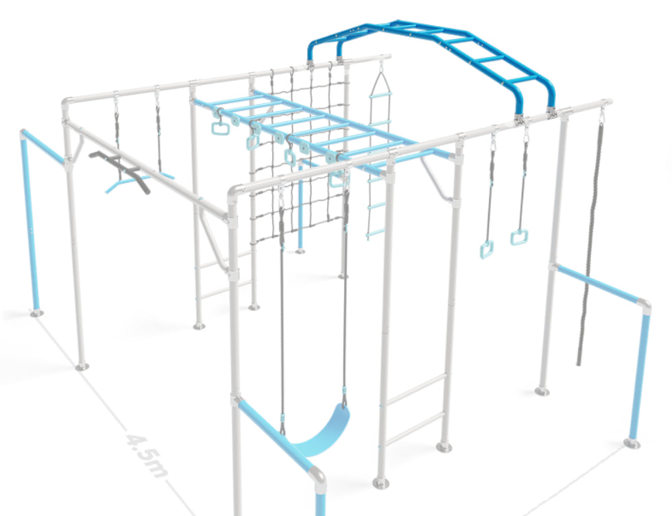 Monkey Bridge for Monkey Bars | Monkey Bar Accessories - Growplay ...