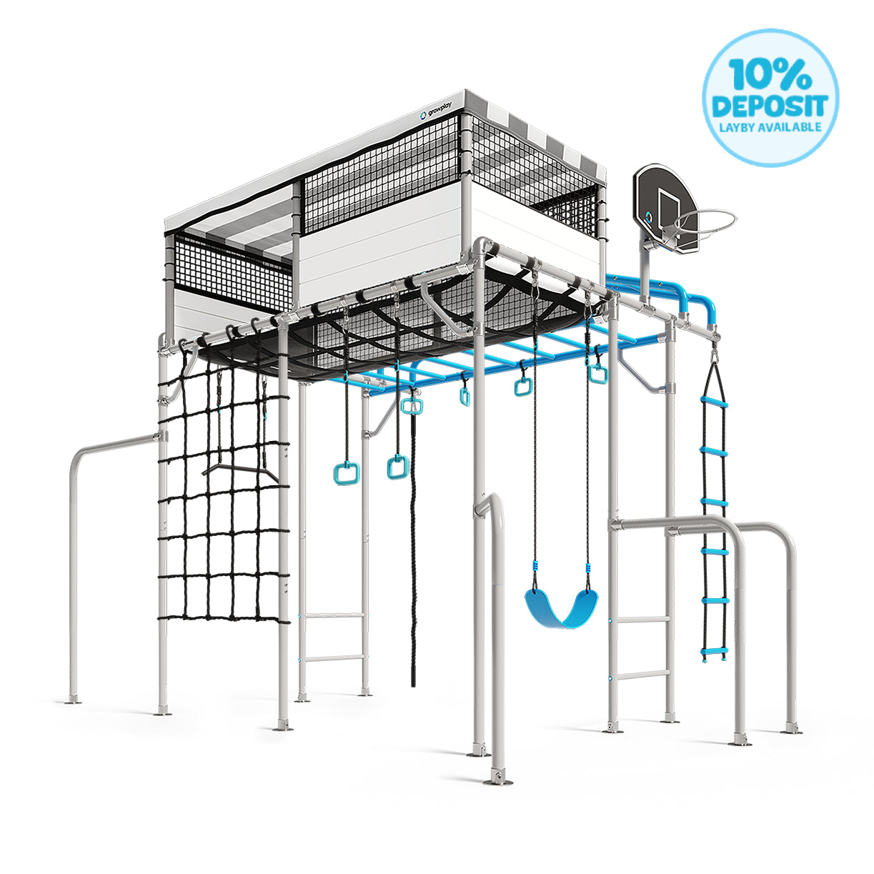 Jungle Gyms Australia – Kids Jungle Gyms - Growplay Monkey Bars Australia